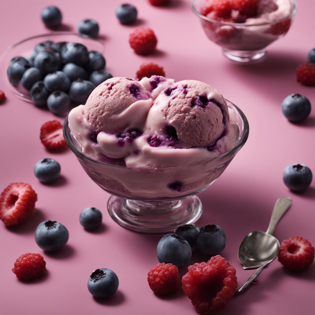 Blueberry Crumble Ice Cream Recipe - Recipe Tweets