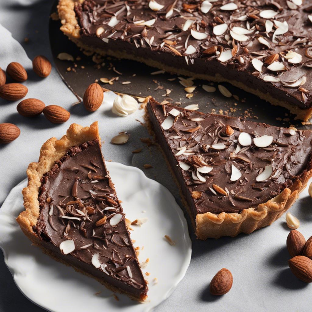 Chocolate Coconut Almond Tart Recipe - Recipe Tweets
